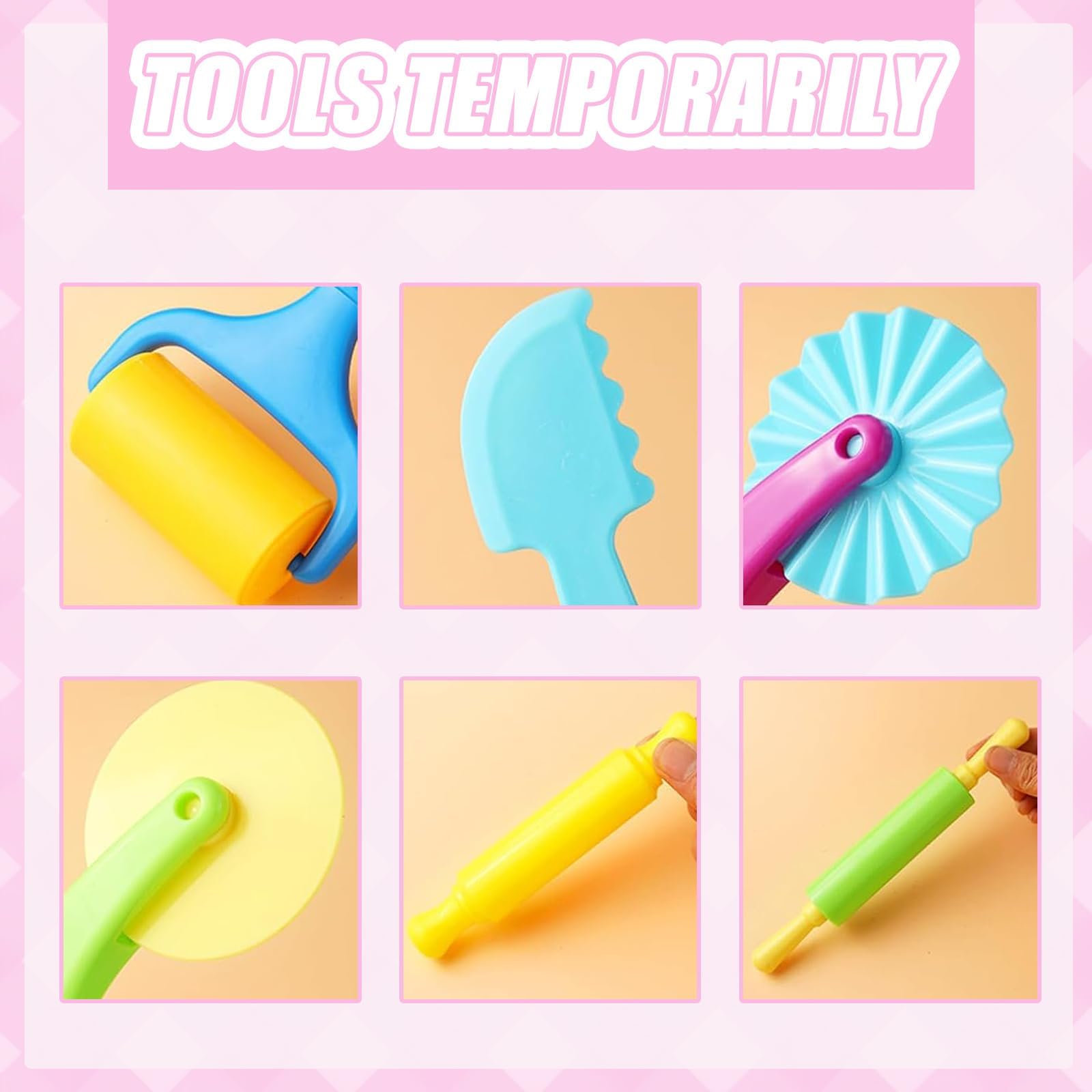 27 Pcs Playdough Set, Playdough Accessories, Play Dough Tools ...