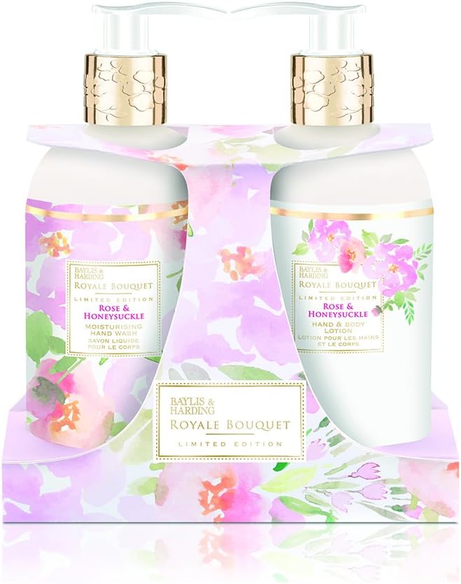 Baylis and Harding Royale Bouquet Rose and Honeysuckle Bottle – Twin ...