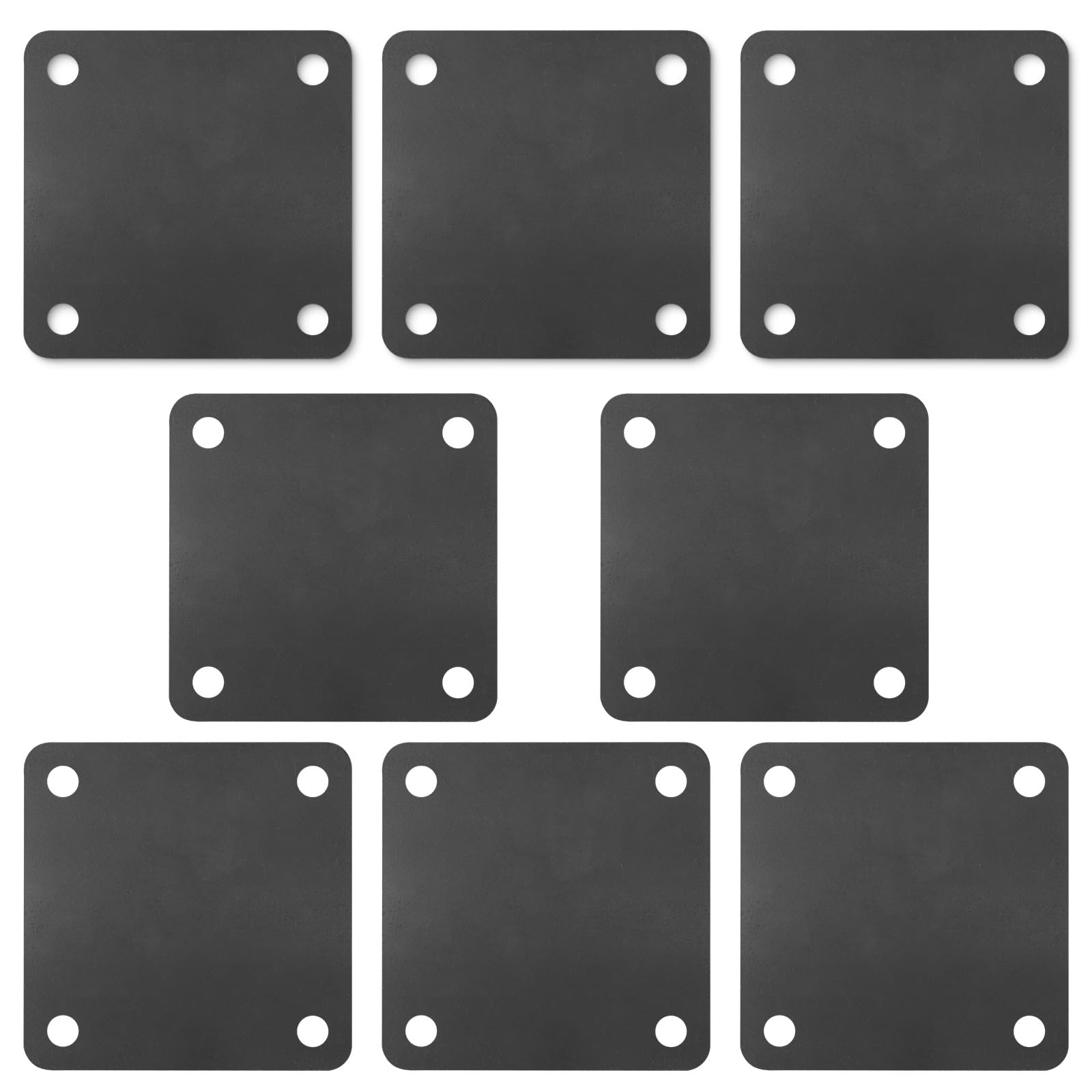 Snapklik.com : Rocaris 8 Pcs 5 X 5 X 1/4 Inch A36 Steel Plate Hot ...