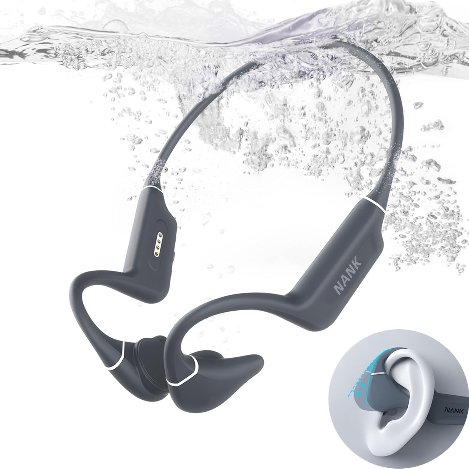 Amazon.com: NANK Runner Diver2 Pro - Bone Conduction Headphones with Noise Cancelling Mode, IP69 ...