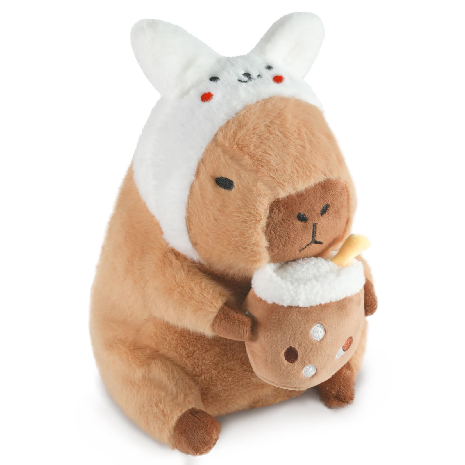 Amazon.com: CHDBLOCK Rabbit Capybara, Cute Capybara Plush Pillow Kawaii ...