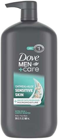 Amazon.com : DOVE MEN + CARE Body & Face Wash Sensitive Skin For ...