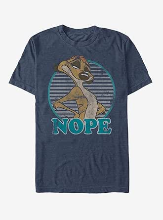 Disney Lion King Retro Nope Timon T-Shirt | Amazon.com