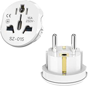 2 Stücke Universal Steckdosen Adapter,Adapter China Deutschland Stecker ...