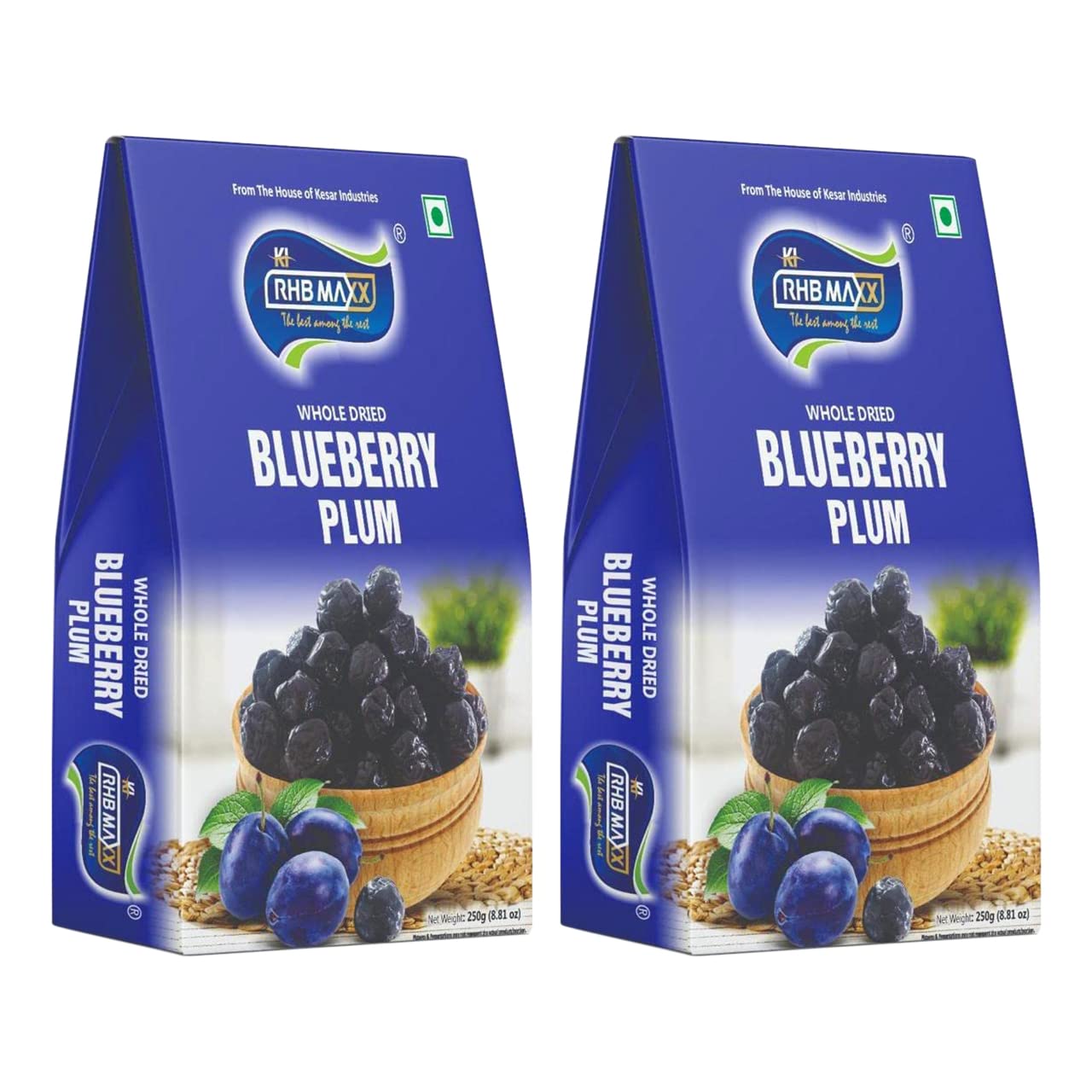 Purvi Dry Fruits Whole Dried Blueberry Plum | 500 Grams | Immunity ...