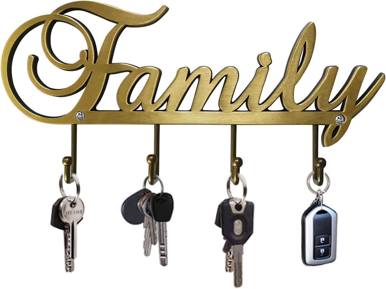 Amazon.com: Wallcharmers Large Skeleton Key Wall Hooks | Rustic Vintage ...