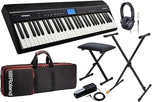 Amazon.co.jp: Roland GO-61P GO: PIANO [Stand & Keyboard Bench Set!] Entry Keyboard : Musical ...