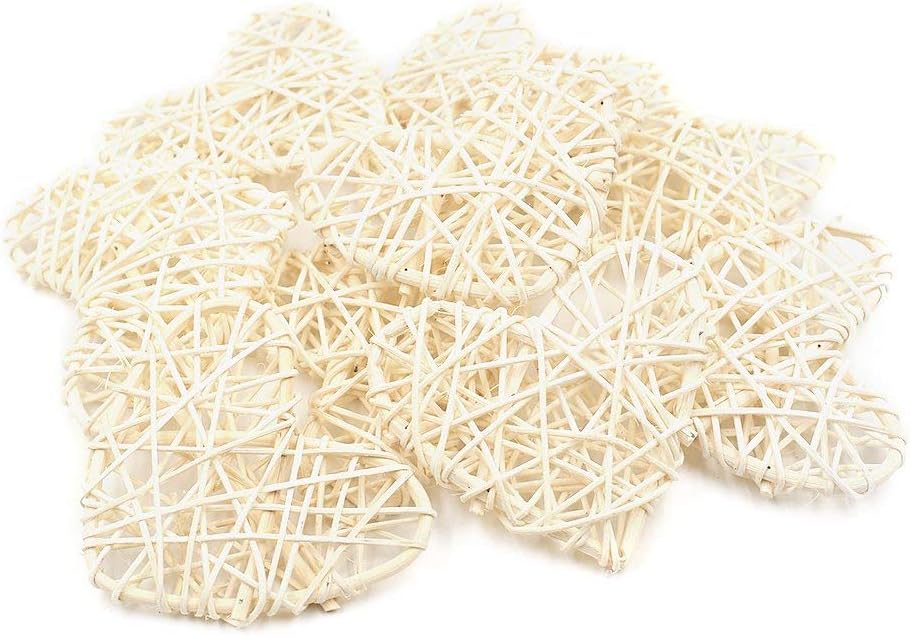 Amazon.com: Heart Vase Filler Rattan Hearts Large Wicker Rattan Balls ...