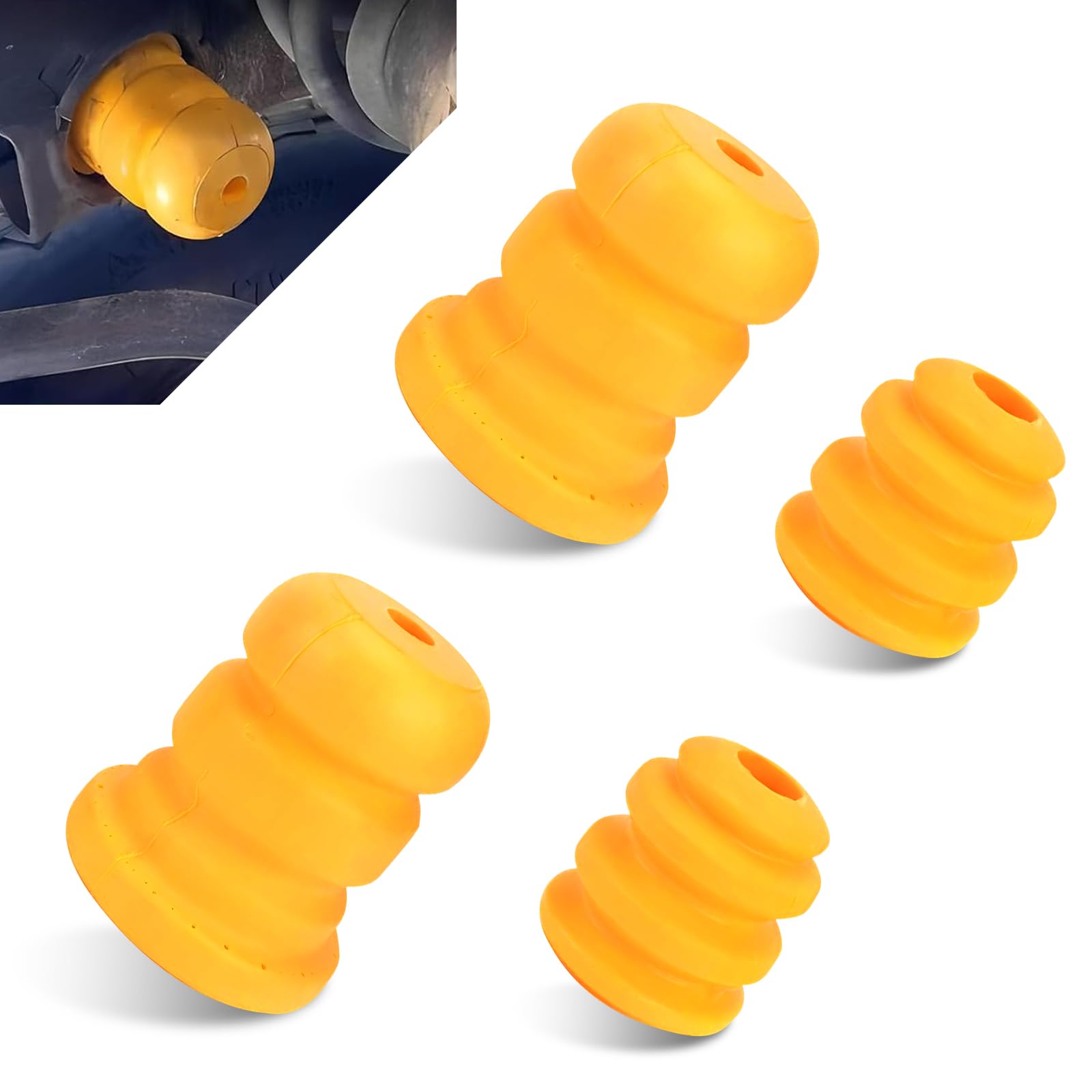 Amazon.com: Nowkont 4 PCS Car Control Arm Bumper Front Side Shock ...