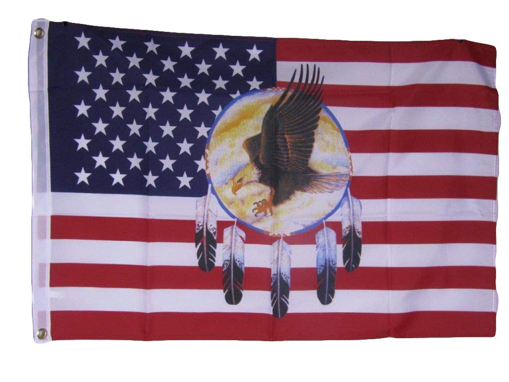 Native American Eagle Flag Wallpapers And Screensaver Flags, Bird,