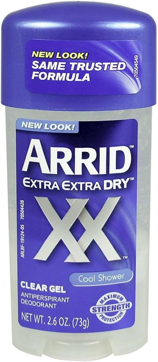 Amazon.com : Arrid Extra Dry Antiperspirant and Deodorant Clear Gel ...