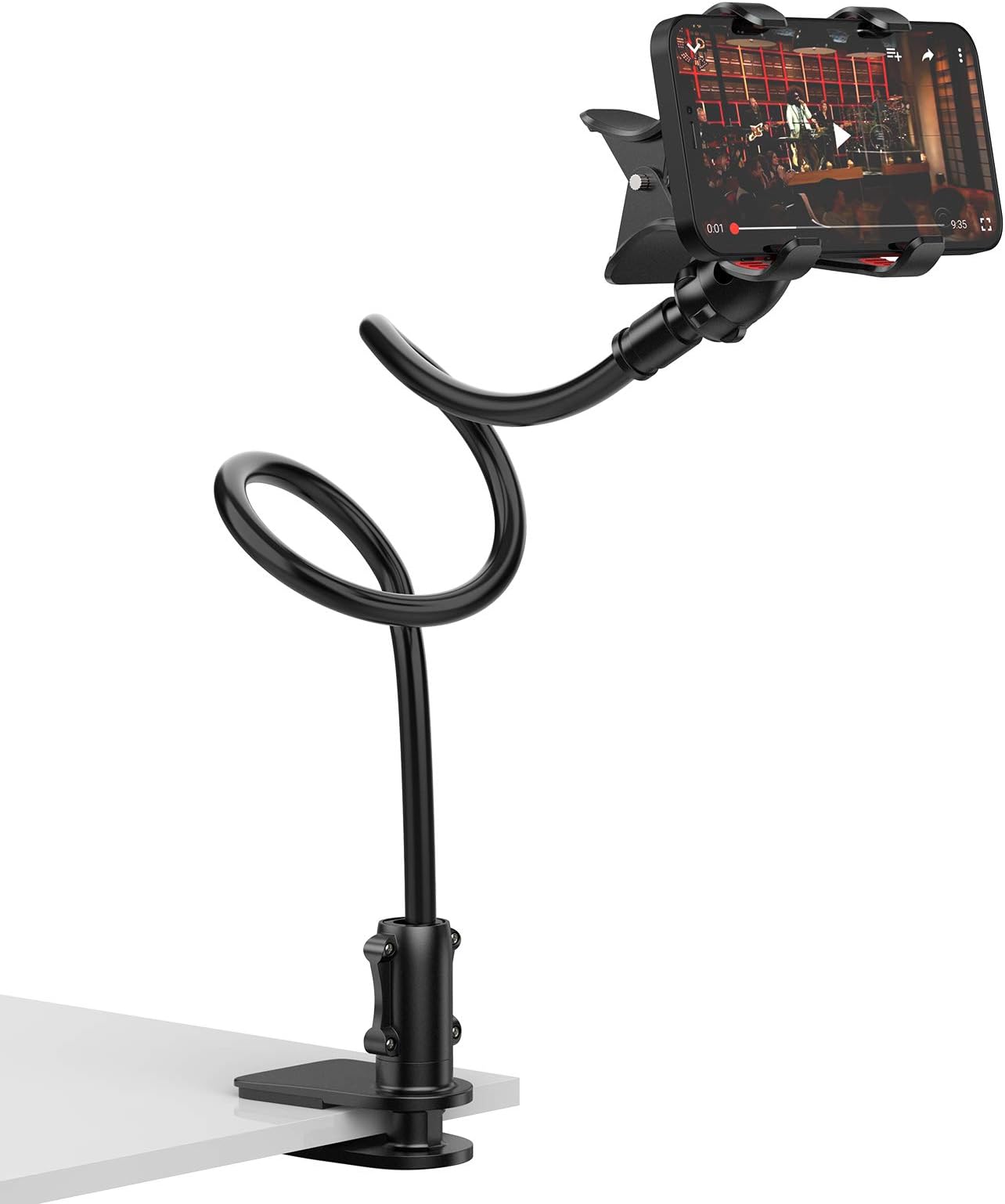 Gooseneck Phone Holder for Bed, Giftrold Flexible Arm Cellphone Stand ...