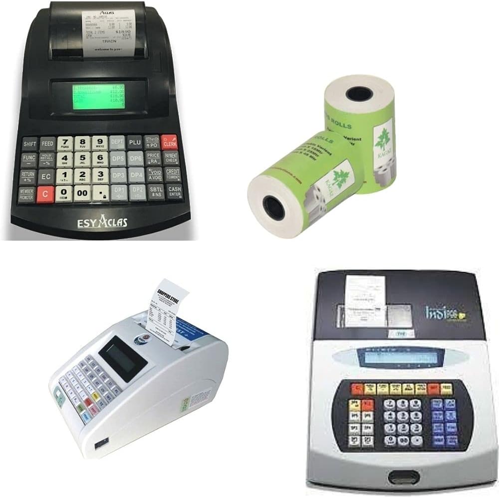 Codigo Thermal Receipt Paper Roll 79mm(3 inch) x 50 Meter (Pack of 30 ...