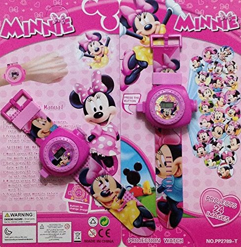 Catterpillar 24 Images Minnie Mouse Projector Watch For Children ...