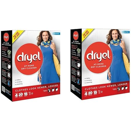 Amazon.com: Dryel at-Home Dry Cleaner Starter Kit, 4 Count : Health ...