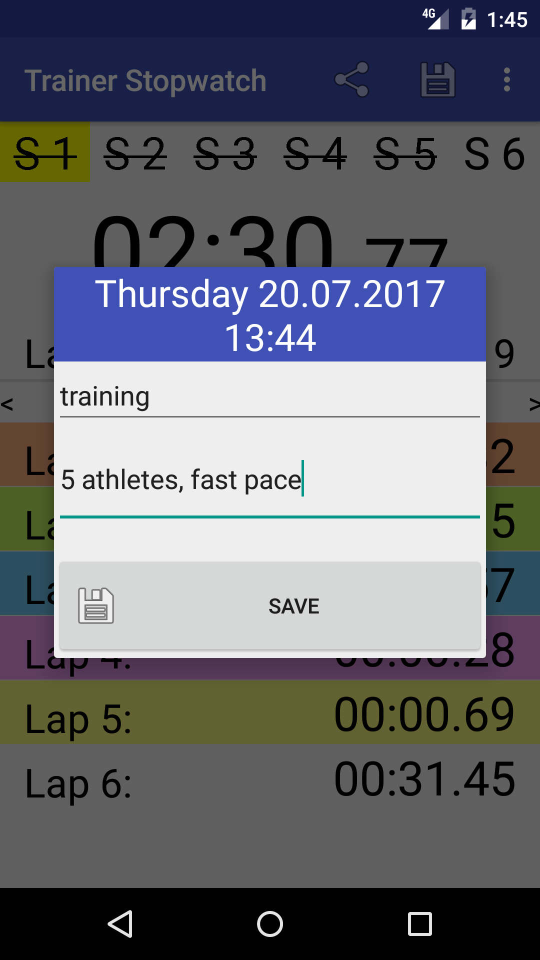 Trainer Stopwatch - App on Amazon Appstore