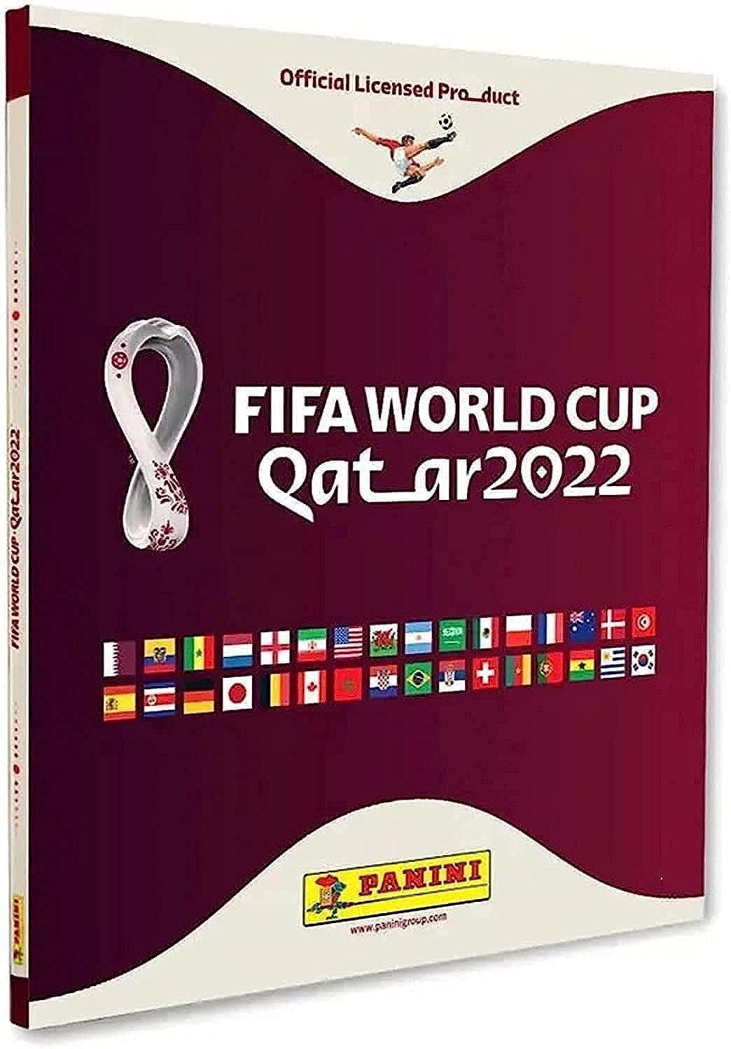 Amazon.com: Panini Official FIFA World Cup Qatar 2022 Four Sticker ...