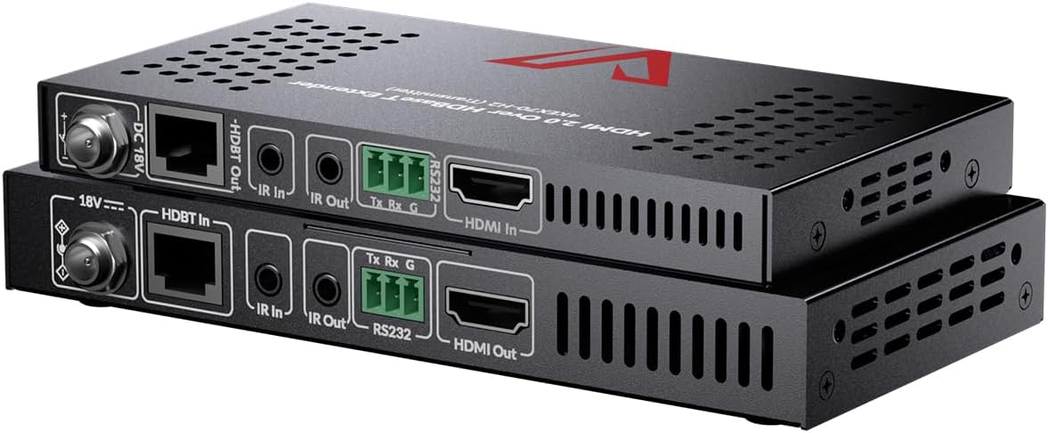 Amazon.com: AV Access HDBaseT 4K HDMI Extender Over Single Cat5e/6/6a/7 ...