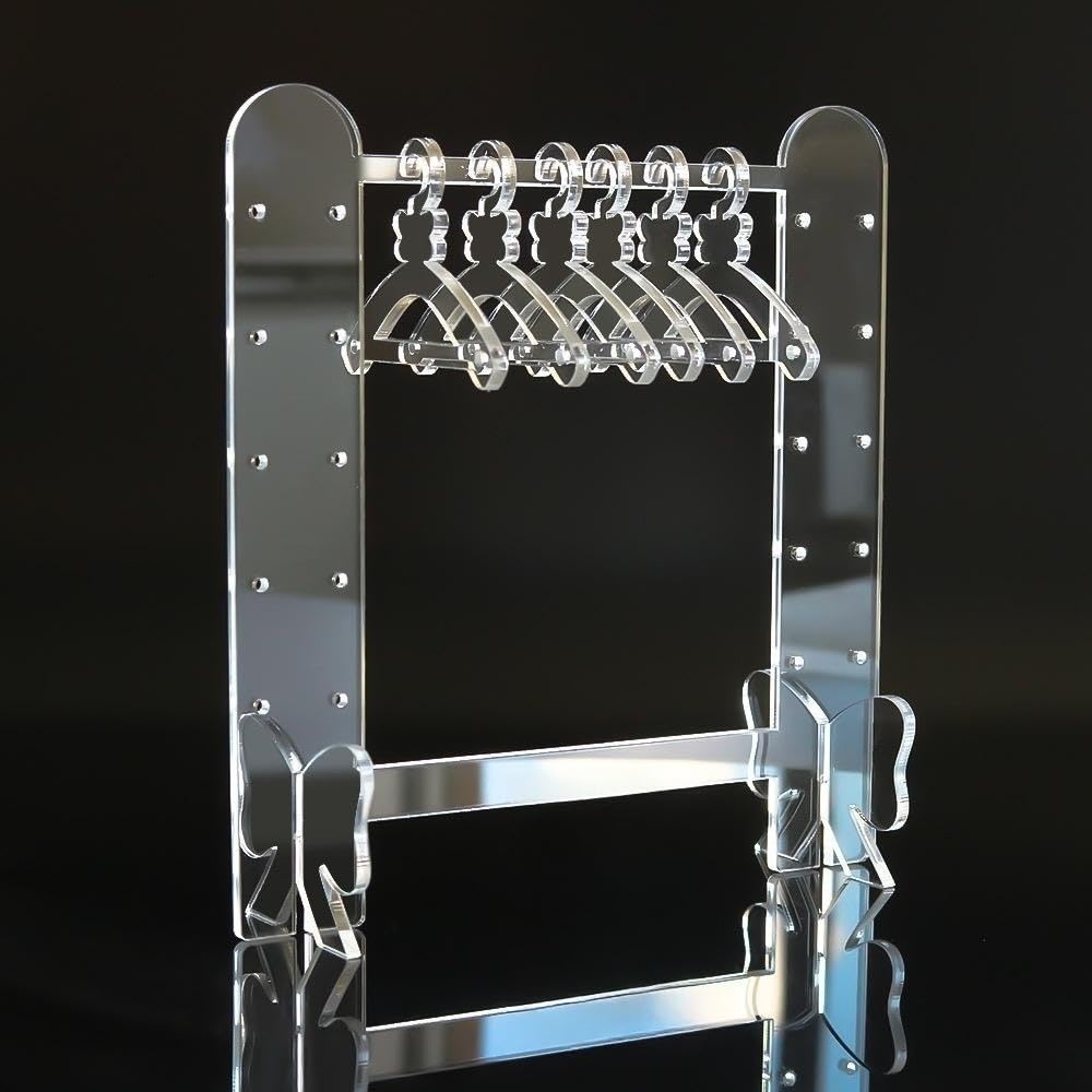 Amazon.com: XINZHIDA Earring Hanger Rack with 8 Mini Coat Hangers ...