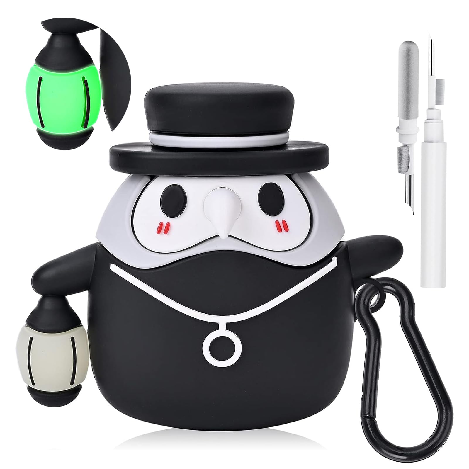 Amazon.com: Celeyearnirs Compatible with AirPod Cute Case Cover with ...