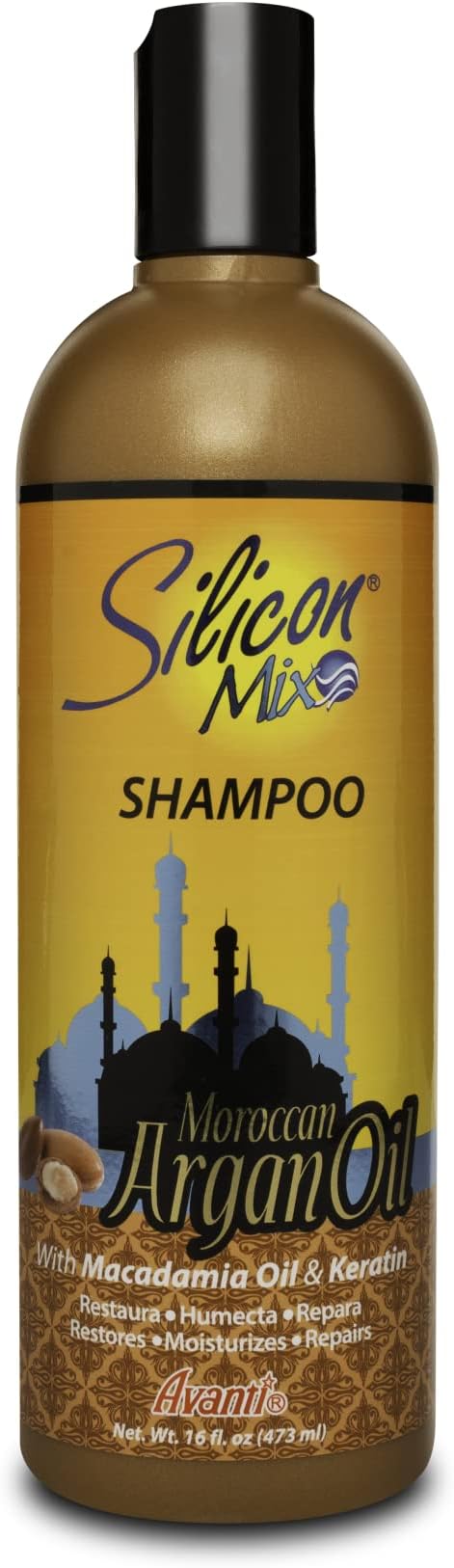 Amazon.com : Silicon Mix Argan Oil Hair Shampoo, 16 Ounce : Beauty ...