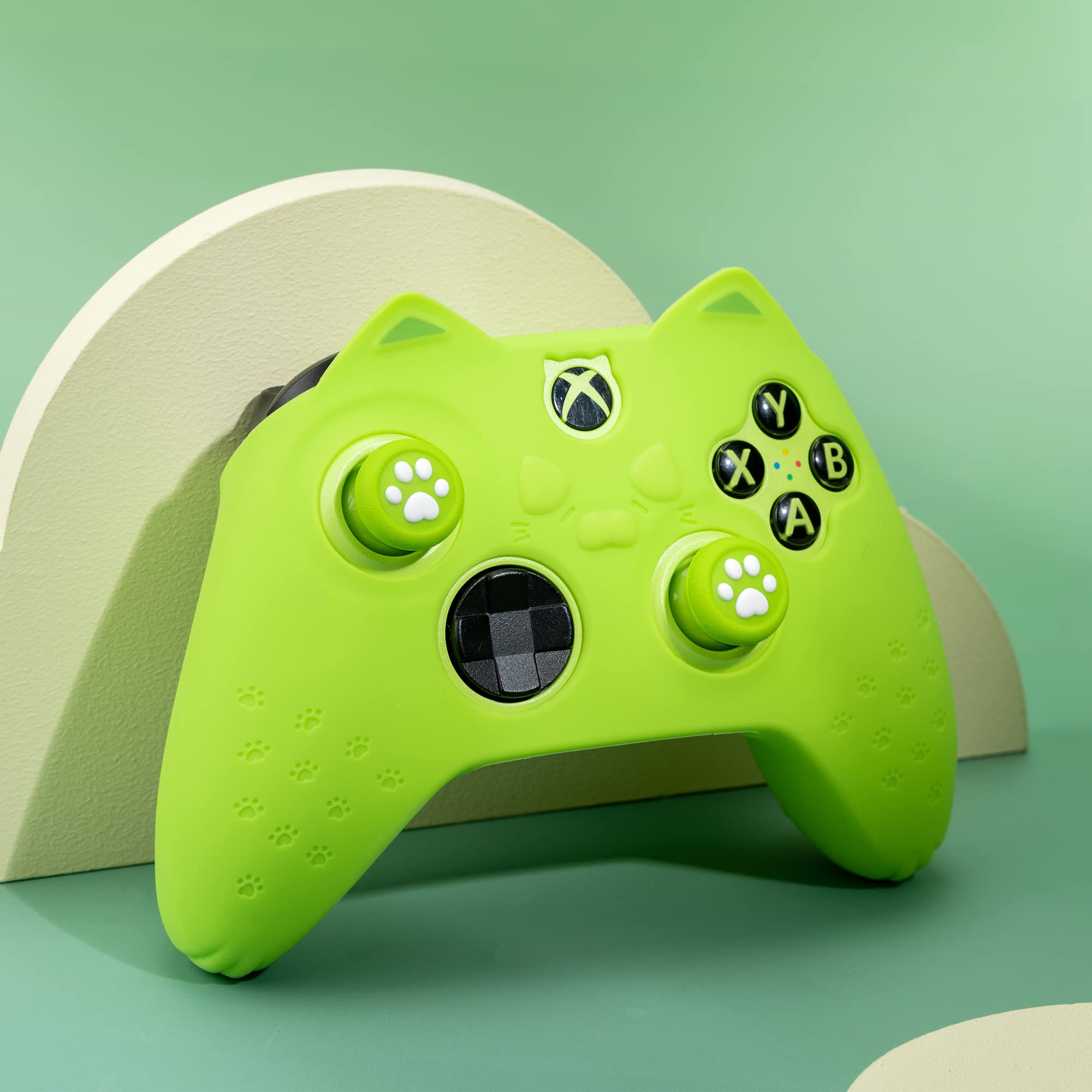 Snapklik.com : GeekShare Cat Paw Controller Skin Grips Set Anti-Slip ...