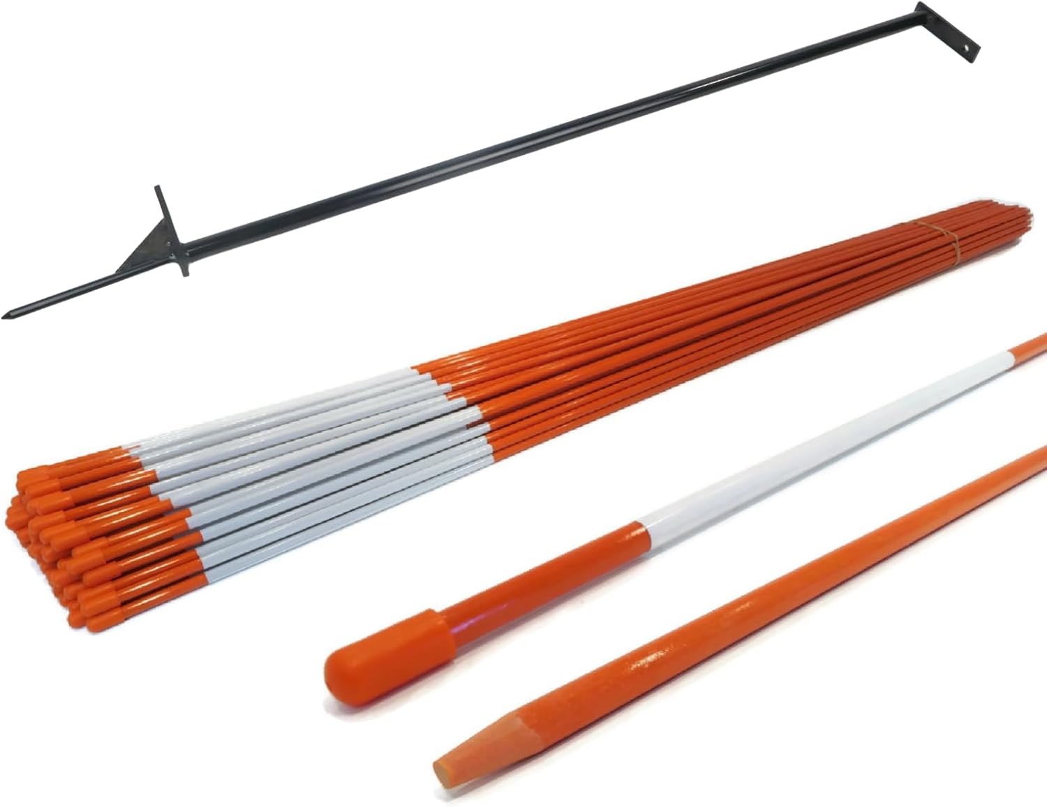Amazon.com: The ROP Shop 25-Pack (1/4 Inch) Orange 48 Inch Reflective ...
