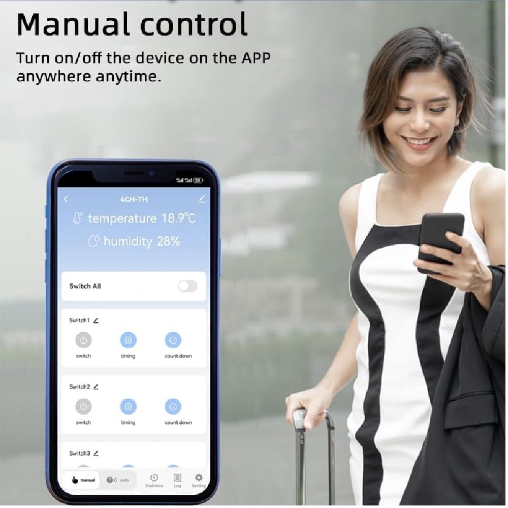 Humidity Sensor Zigbee Smart Temperature Humidity Controller - 4 ...
