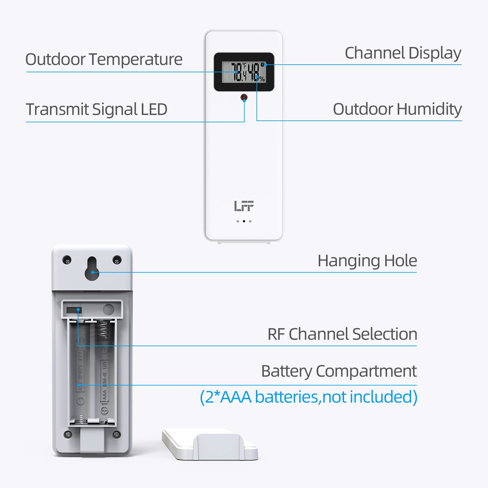 Snapklik.com : LFF Wireless Remote Sensor