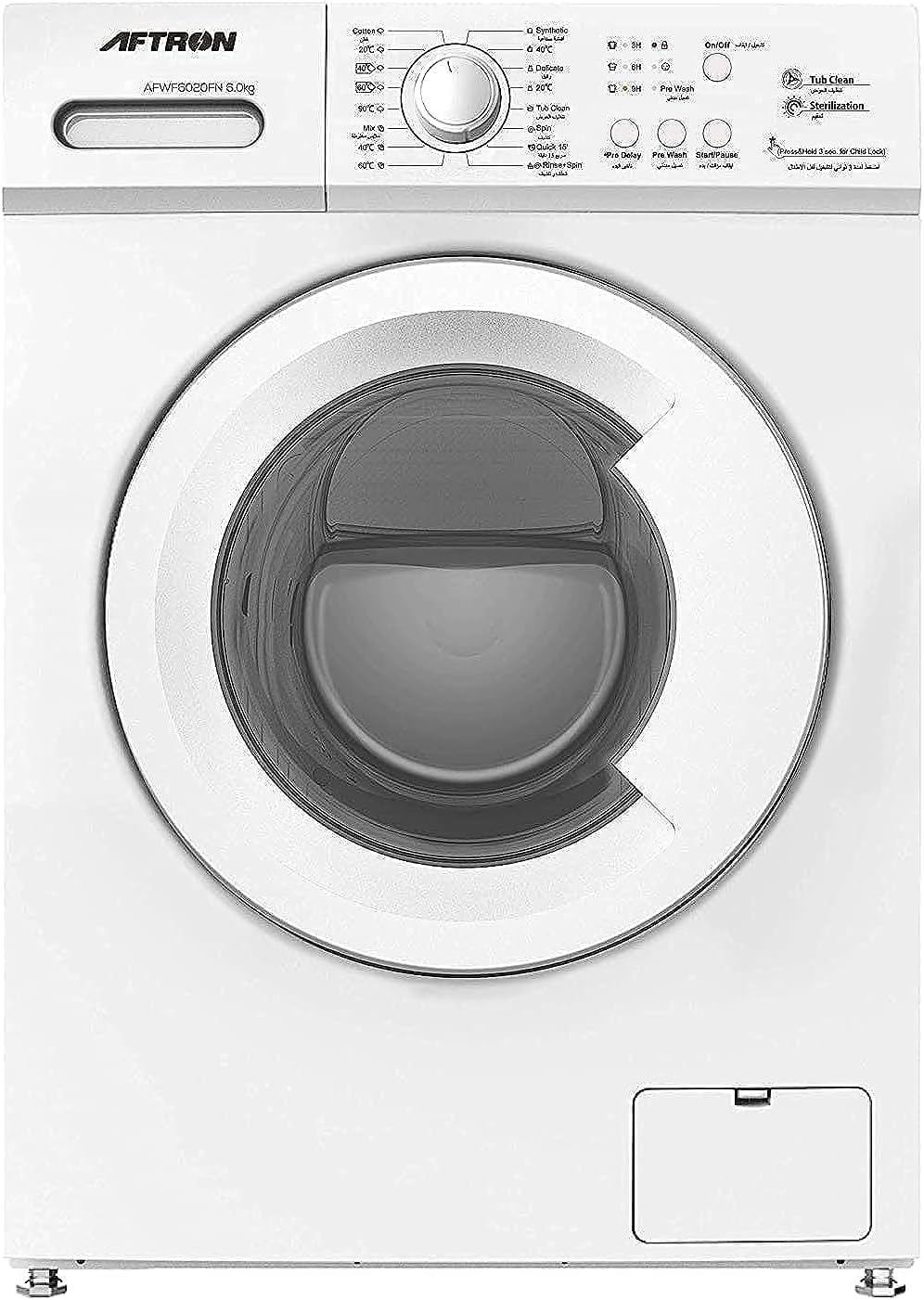 Aftron Washing Machine 6 KG FRONT LOAD, AFWF6020FN: Buy Online at Best ...