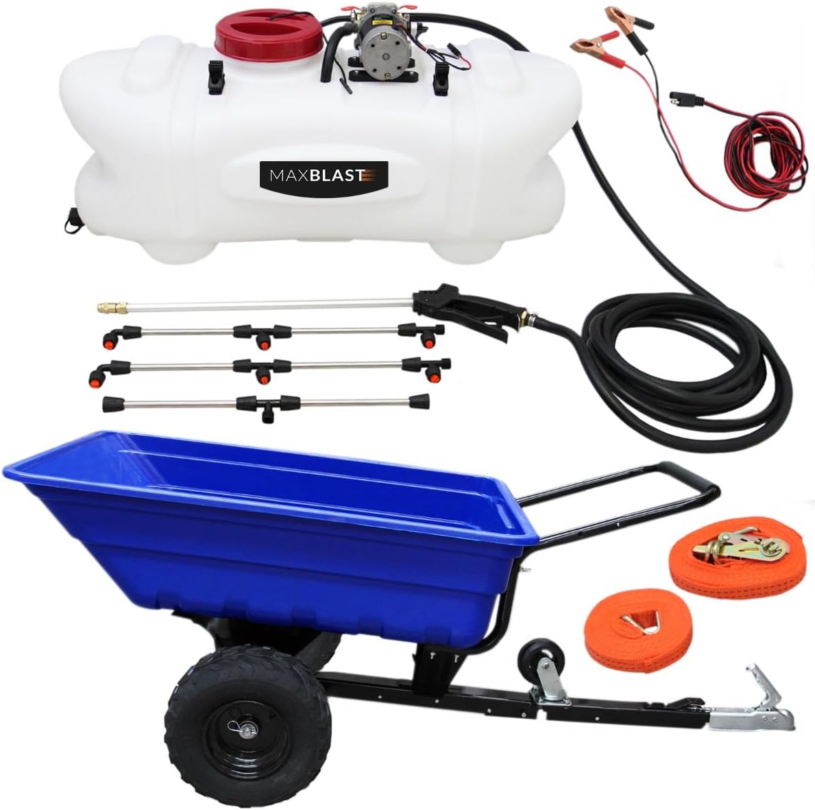 ATV Trailer Garden Sprayer for Quad 60L Maxblast 12V Spot Sprayer ...