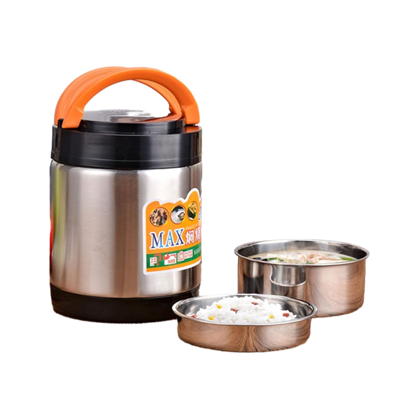 Topyond Thermal Lunch Box 3-Layer, Vacuum Insulated Stainless Steel ...