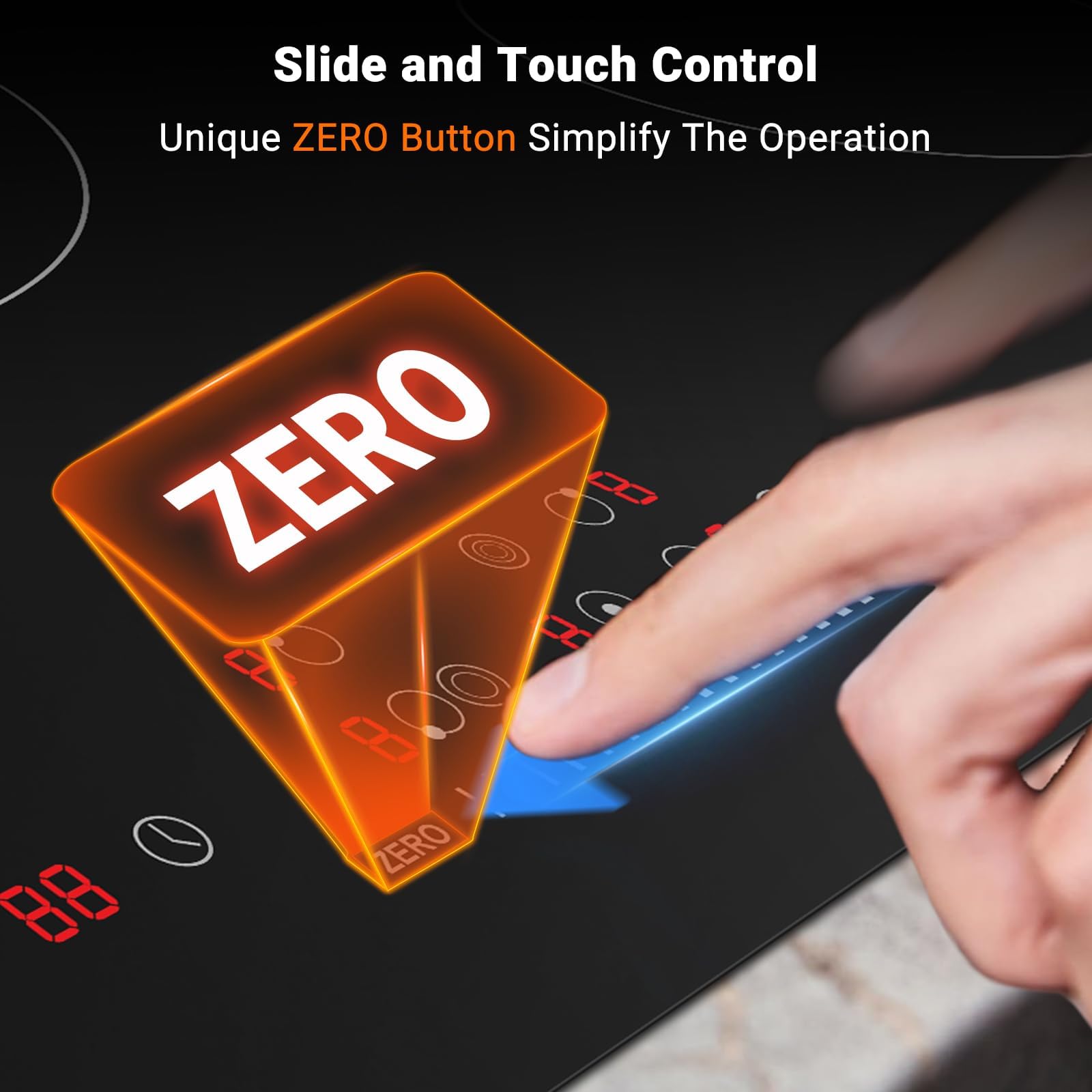 Snapklik.com : AMZCHEF 8900W Electric Cooktop Electric Stove Top, 36 In ...