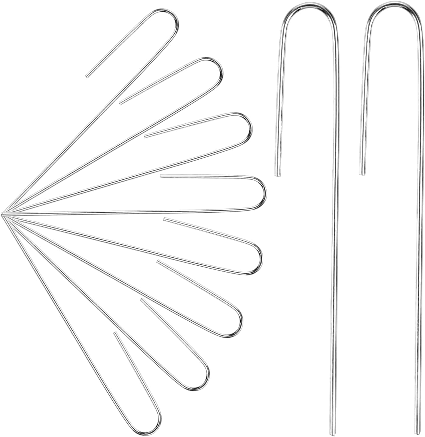 Amazon.com: Pelopy 100 Pcs Irrigation Drip Tubing Landscape Staples 5 ...