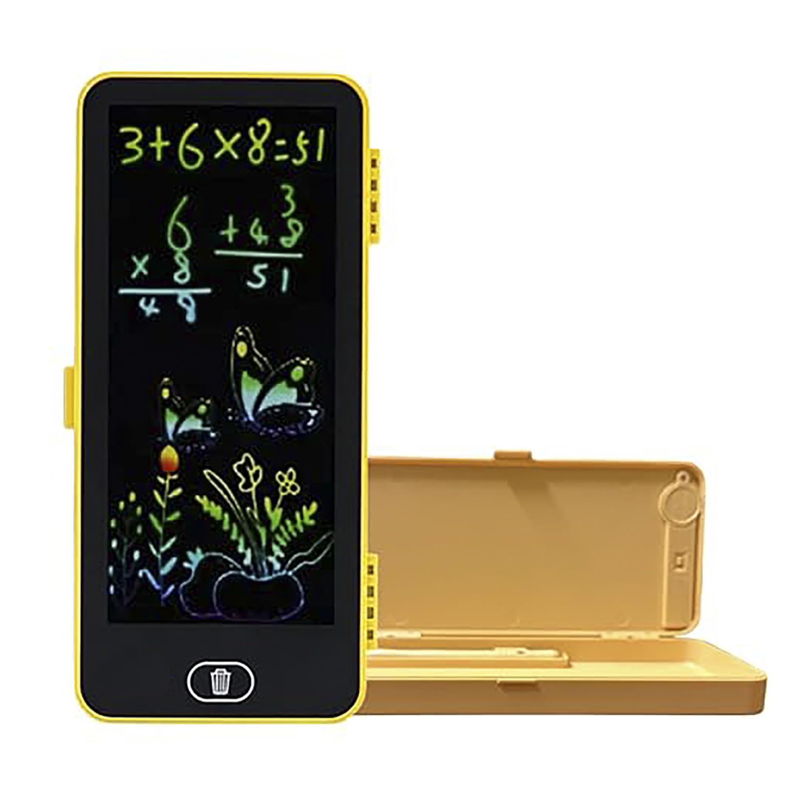 Led Drawing Pen Case. Kids Pencil Box with LCD Screen and Writing Pen ...