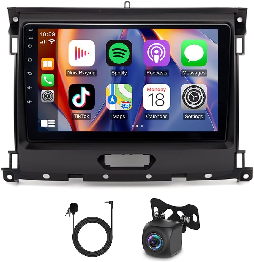 Amazon.com: 9 inch Android 14 Car Stereo Radio for Ford Ranger 2016 ...
