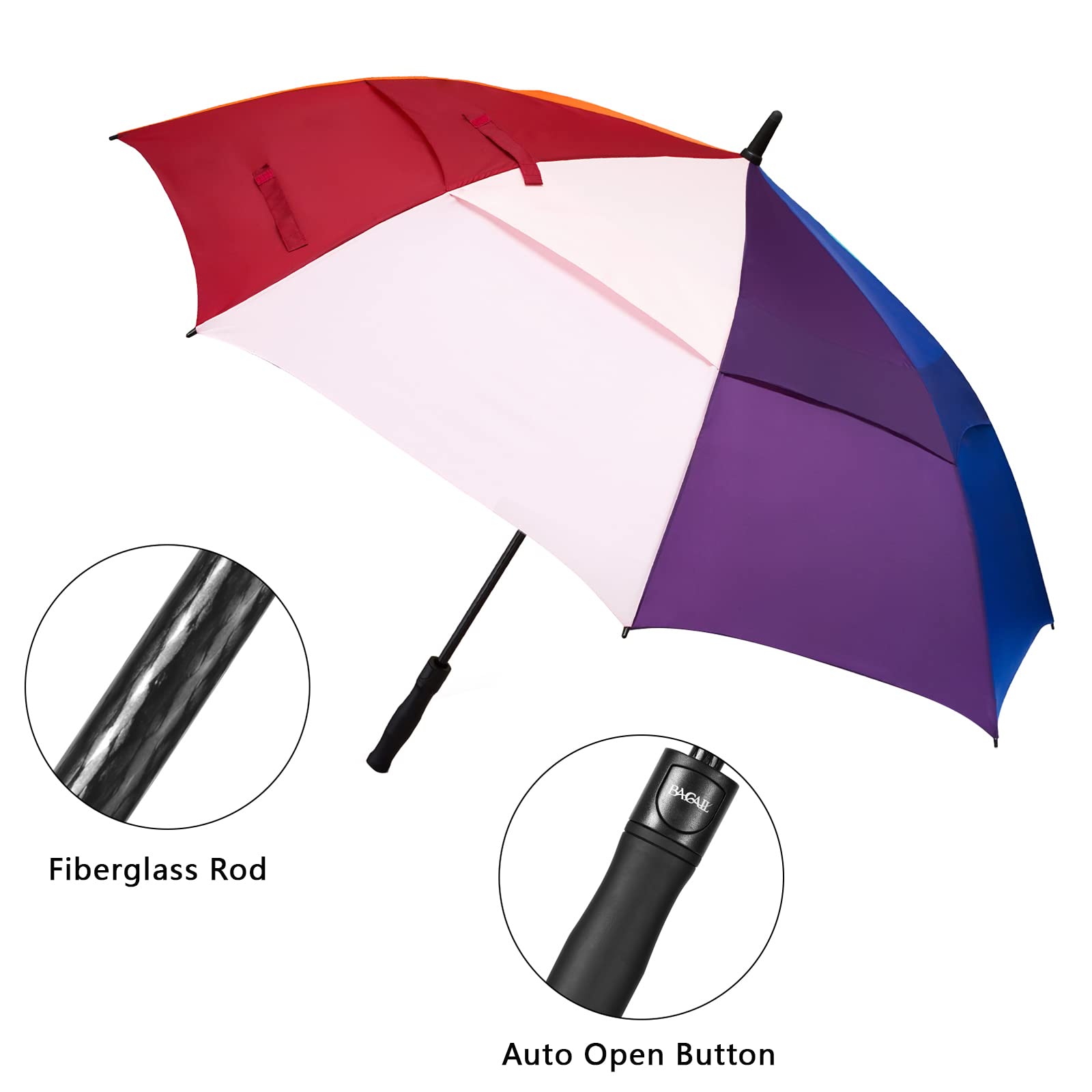 Snapklik.com : BAGAIL Golf Umbrella 68 Inch Large Oversize Double ...