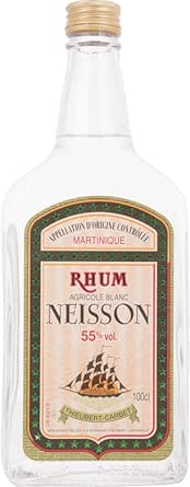 Neisson Rhum Agricole Blanc 55,00% 1,00 Liter : Amazon.co.uk: Grocery