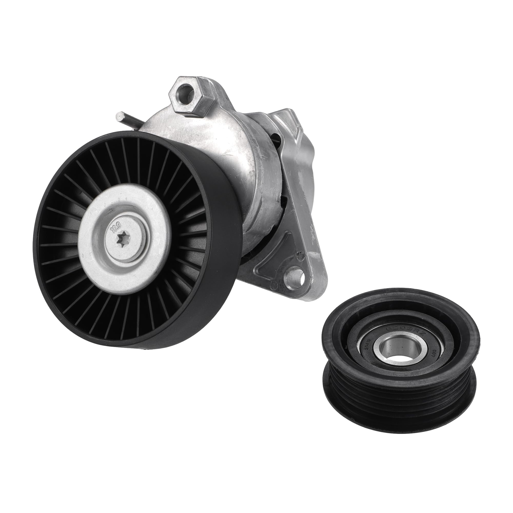 Amazon.com: X AUTOHAUX Serpentine Drive Belt Tensioner Pulley and Idler ...