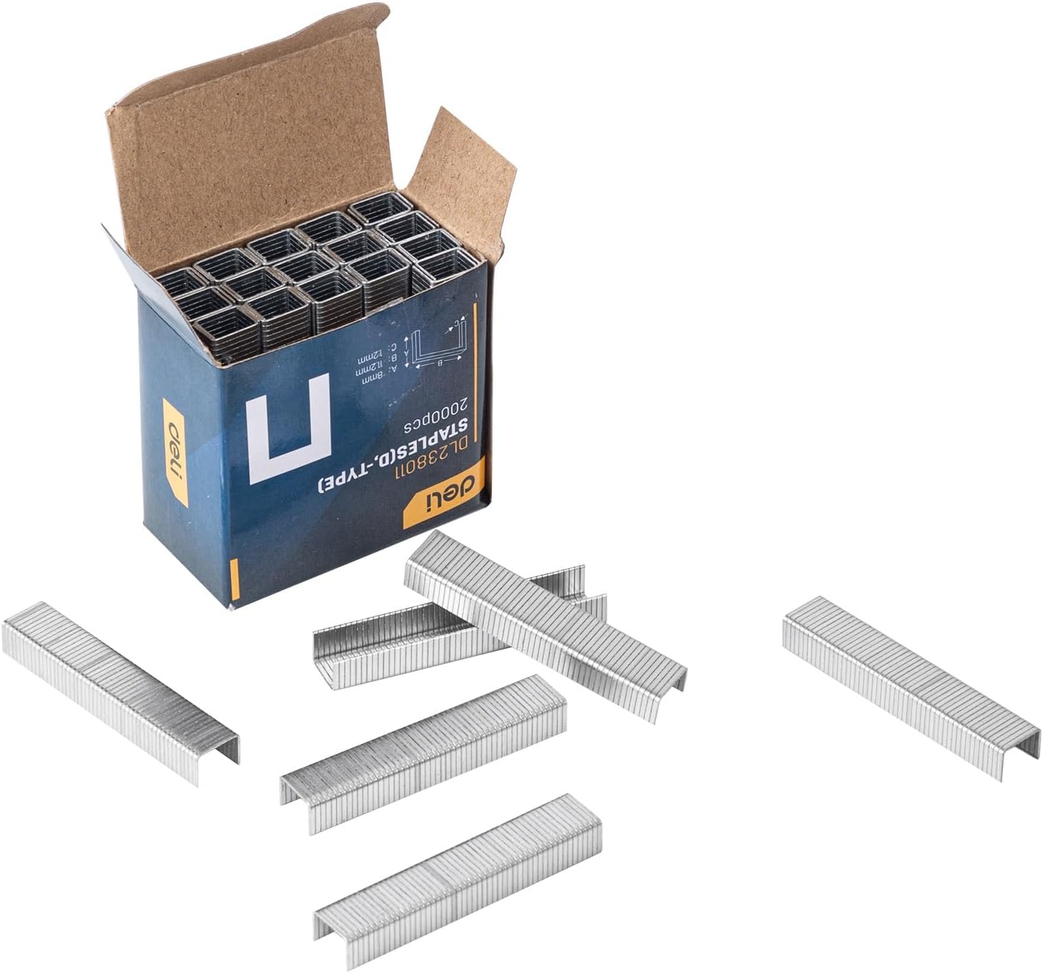 amazon basics Staple Set - 4000 Count - 6mm, 8mm, 10mm, & 12mm staples ...