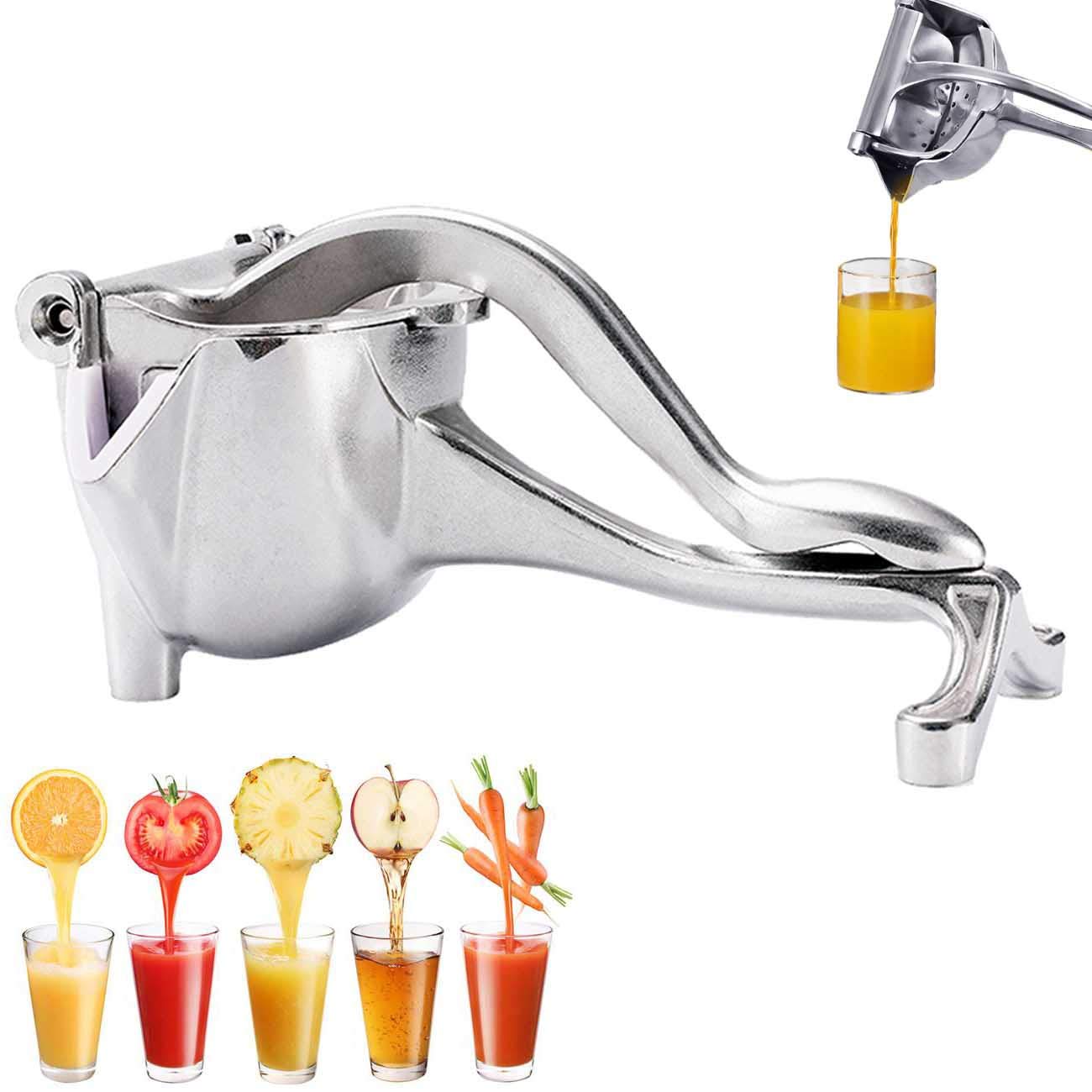 Buy YELL Stainless Steel Manual Juicer Alloy Fruit Hand Squeezer Heavy ...