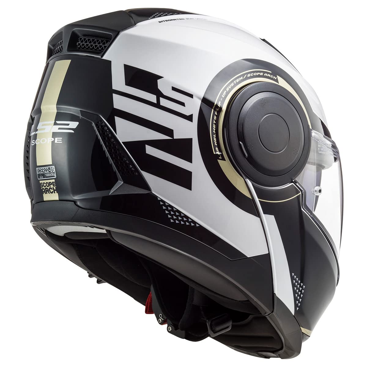 Snapklik.com : LS2 Helmets Horizon Arch Modular Helmet W/ SunShield