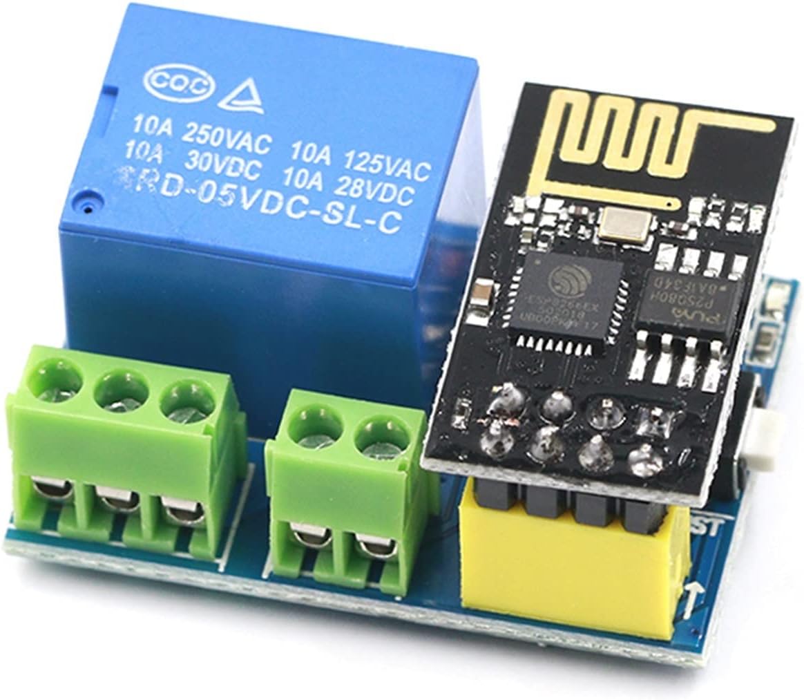 Amazon.co.jp: ESP8266 ESP-01/01S 5V WiFi リレーモジュール Things Smart Home ...