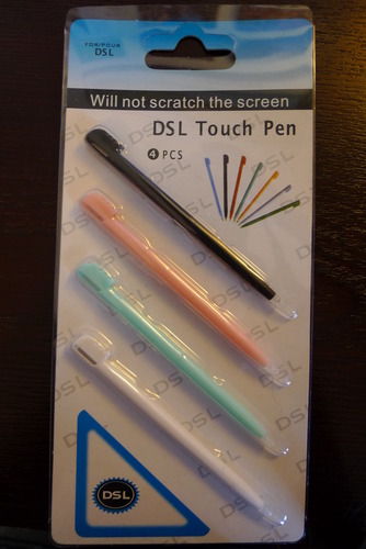 Amazon.com: Insten Gen 4 Piece Stylus Pen Set Multi Color for Nintendo ...