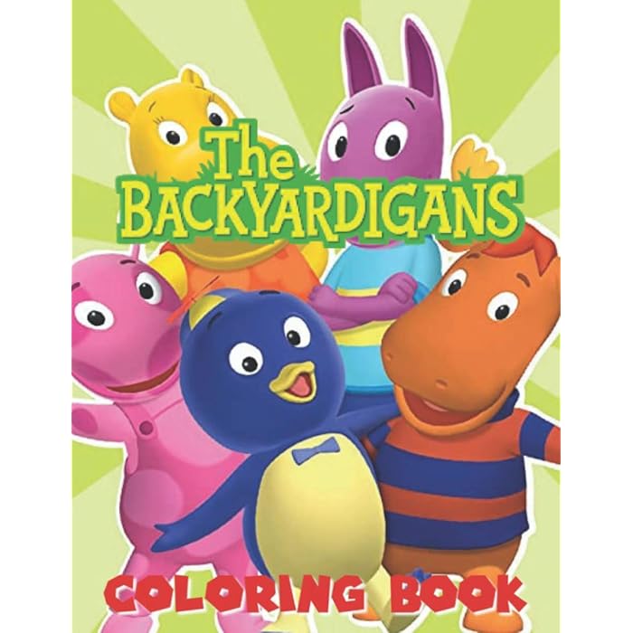 Buy The Báckyárdigans Coloring Book: JUMBO The Báckyárdigans Colouring ...