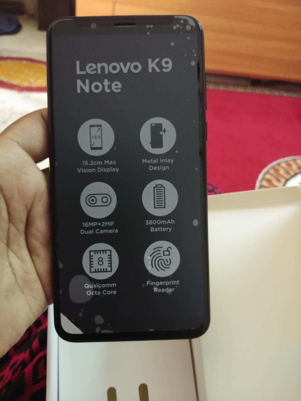 Lenovo K9 Note (Black) : Amazon.in: Electronics