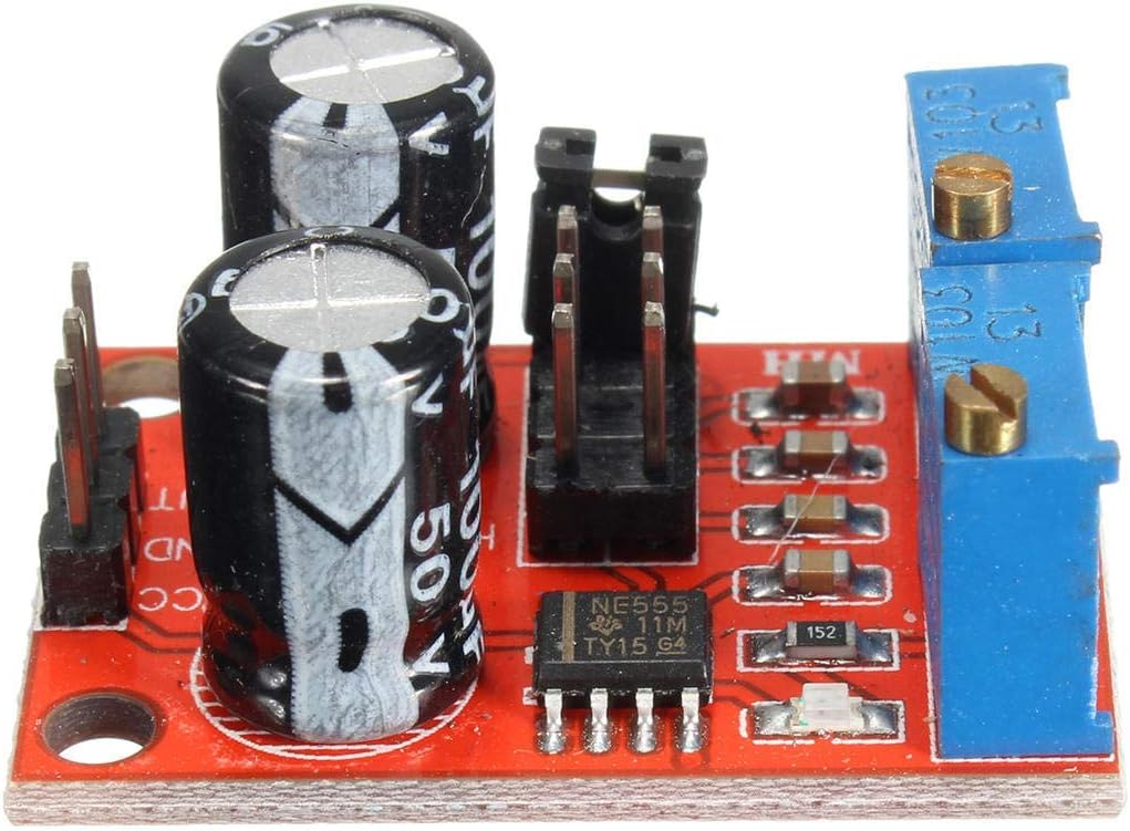 DollaTek 5Pcs NE555 Pulse Frequency Duty Cycle Adjustable Module Square ...