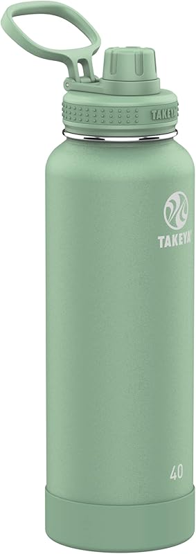 Takeya Actives 40 oz Vacuum Insulated Stainless Steel Water Bottle with ...