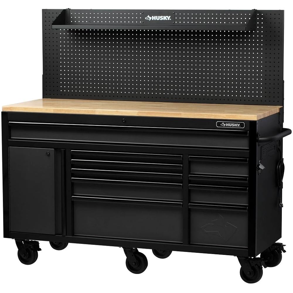 $65/mo - Finance Husky 61 in. W 23 in. D 10-Drawer 1-Door Mobile ...