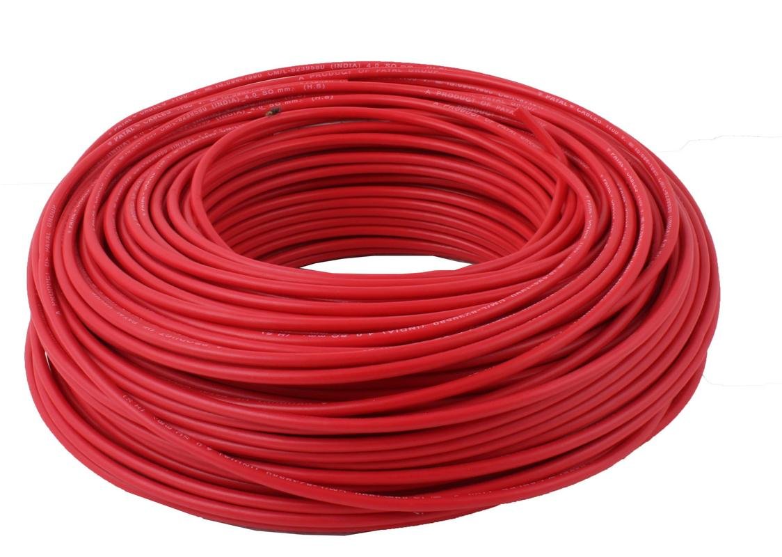 Payal 4 Sq mm (90 meter) PVC Insulated Industrial Cables -FR 1100 Volts ...